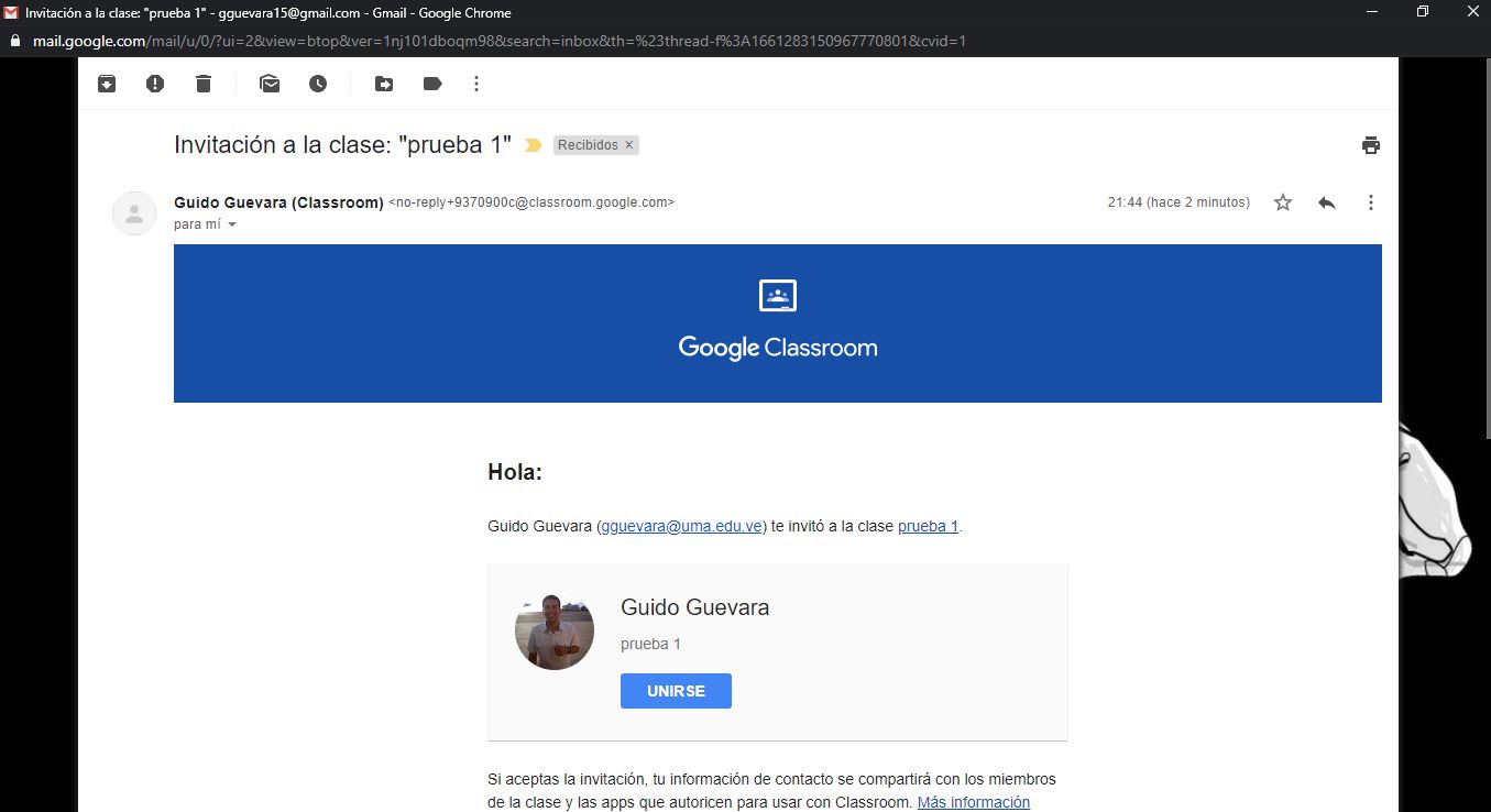 Classroom para Estudiantes