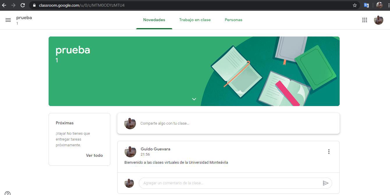 Classroom para Estudiantes