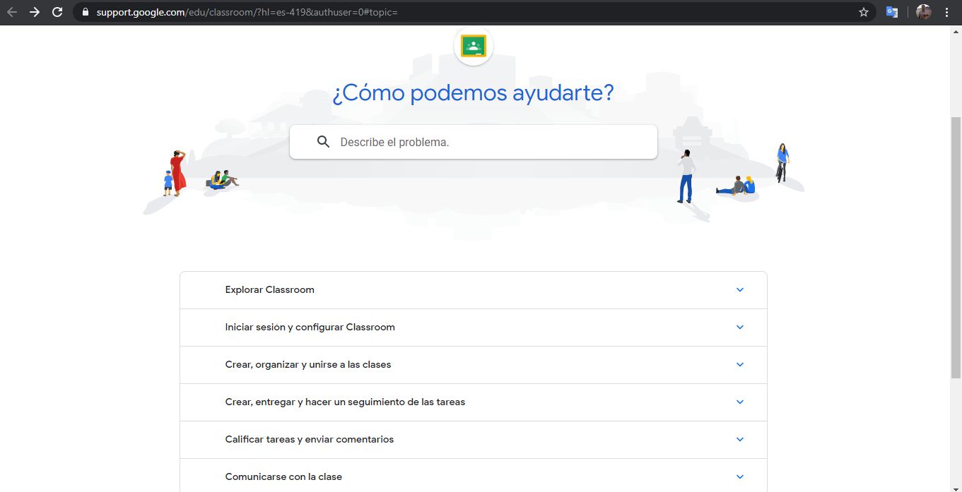 Classroom para Estudiantes